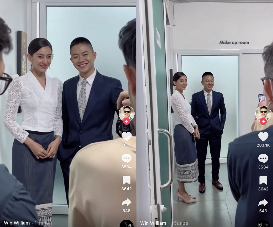 แห่ดูเป็นล้าน-คอมเมนต์คลิป "เบลล่า" ร่วมเฟรมเศรษฐีหล่อประเทศลาว เคมีเข้ากันสุดๆ